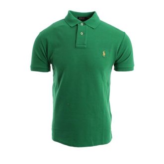 Ralph Lauren Homme, Tops, Vert, Taille: M Polo Slim Fit