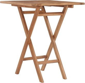 vidaXL Table pliable de jardin 60x60x75 cm Bois de teck solide vidaXL