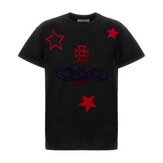 Vivienne Westwood Homme, Tops, Noir, Taille: S Orb And Stars Classic T-shirt