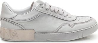 Dolce & Gabbana Homme, Chaussures, Blanc, Taille: 44 EU Portofino Baskets