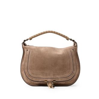 Chlo&eacute; Granc sac &agrave; main Marcie en cuir de veau daim