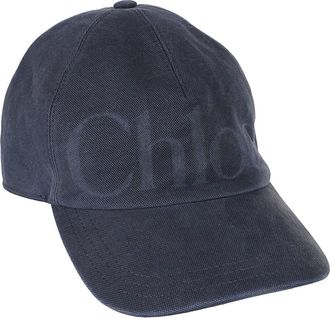 Chlo&eacute; Femme, Accessoires, Bleu, Taille: M Essentials Casquette en Coton Lav&eacute; avec Logo