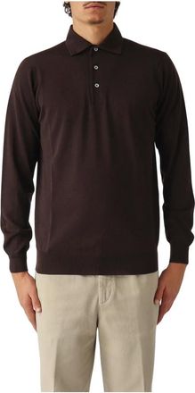 FILIPPO DE LAURENTIIS Homme, Pulls, Brun, Taille: M Pull Polo Col Une Pi&egrave;ce