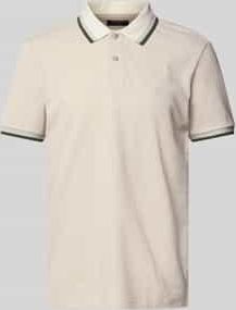 Mc Neal Poloshirt mit Label-Stitching