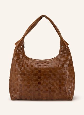 N&uacute;noo N&uacute;noo Schultertasche Big Dandy Braided Megah braun