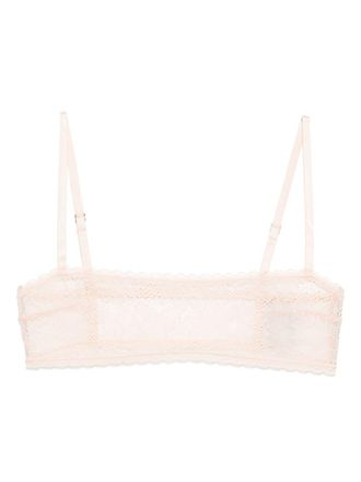 Kiki De Montparnasse haut bandeau Dahlia en dentelle - Rose