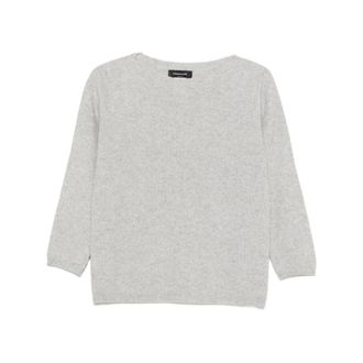 Fabiana Filippi Femme, Pulls, Gris, Taille: 44 FR Maille col rond