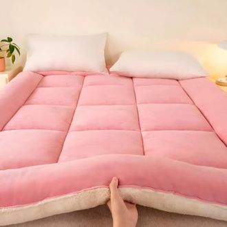 Generic Boden-Futon-Matratze, hautfreundlicher weicher Stoff, aufrollbare weiche Tatami-Schlafmatte, faltbares Design, sehr gut geeignet für Verschiedene Matr