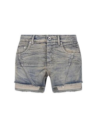 Rick Owens Denim Shorts