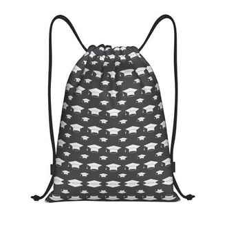 Generic Mod&egrave;le De Chapeau De Remise De Dipl&ocirc;me Unisexe Gym Sack R&eacute;glable Sac &Agrave; Dos &Agrave; Cordon Pliable Sac &Agrave; Cordon Pour Natation Voyage Yoga Vacances