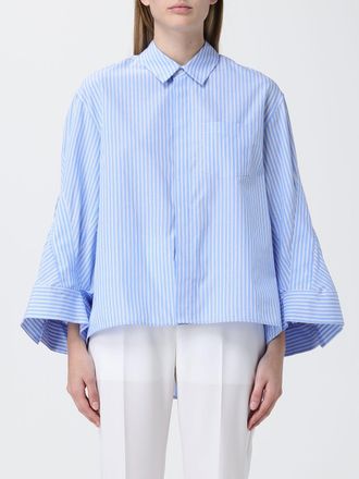 Meimeij Hemdbluse Damen Farbe Hellblau