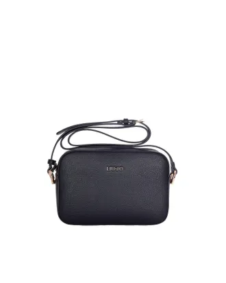 Liu Jo Textured Polyurethane Crossbody Bag - Black
