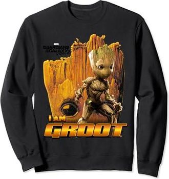 MARVEL Guardians Vol.2 I AM GROOT Ready Face Sweatshirt