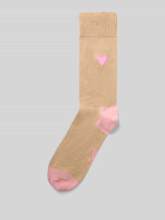 Unio Hamburg Socken mit Kaschmir-Anteil und Motiv-Stitching