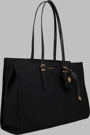 Michael Michael Kors Womens Shoulder Bag Zadie Black Nylon Recycled