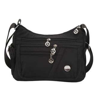 Generic Umh&auml;ngetasche mit Gro&szlig;er Kapazit&auml;t, Ger&auml;umiger Rei&szlig;verschluss, Mehrere Taschen, Freizeit-Umh&auml;ngetasche f&uuml;r Damen f&uuml;r Ausfl&uuml;ge (Nylon)