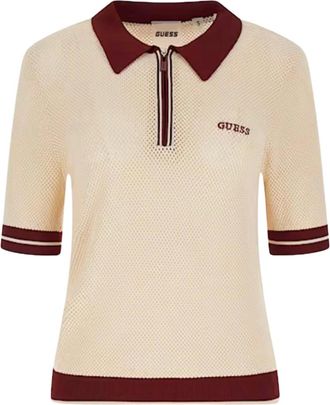 Guess Femme, Tops, Beige, Taille: 42 FR Gabry Polo