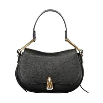 Coccinelle Femme, Sacs, Noir, Taille: ONE Size Sac à main en cuir souple avec fermeture à torsion