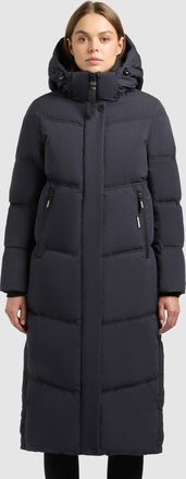 Khujo Steppmantel KHUJO RITZ, Damen, Gr. XXL (44), schwarz (schwarz navy), Steppware, Obermaterial: 70% Baumwolle, 30% Polyamid. Futter: 100% Polyester, uni