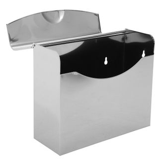 FOMIYES Taschentuchbox Wandhalter aus Edelstahl f&uuml;r Gro&szlig;packungen Taschent&uuml;cher Geeignet f&uuml;r &Ouml;ffentliche Toiletten Badezimmer und Zuhause