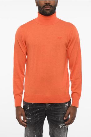 Dsquared2 Turleneck Sweater with Ton On Ton Monogram size L