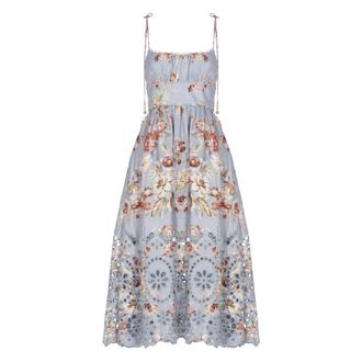 Zimmermann Femme, Robes, Multicolore, Taille: 36 FR Linen Midi Dress