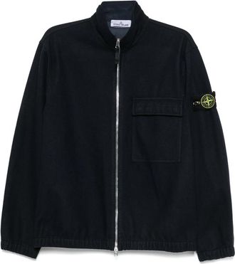 Stone Island Logo-patch Zip-up Jacket
