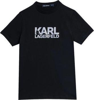 Karl Lagerfeld Homme, Tops, Noir, Taille: S Logo T-Shirt