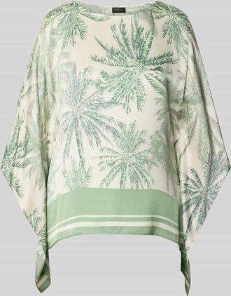 s.Oliver Black Label Relaxed Fit Kurzarmbluse aus reiner Viskose