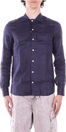 Tagliatore Homme, Chemises, Bleu, Taille: XL Rowan Shirt