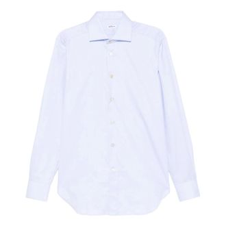 Kiton Homme, Chemises, Bleu, Taille: XL Kiton Chemises Blue