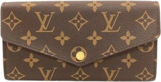 Louis Vuitton Portefeuille long (bi-pli) Pre-owned - Femme - Pre-owned - Brun - Taille: ONE Size
