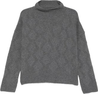 Liviana Conti pull Marta à col montant - Gris