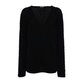 Tom Ford Damen, Strickwaren, Schwarzk, LGr&ouml;&szlig;e