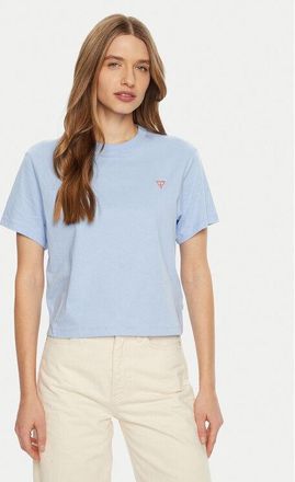 Guess T-Shirt W4YI05 K8HM0 Blau Regular Fit