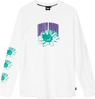 Tealer Unisex Flowers Ss23 T-Shirt, weiß, S