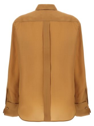 Max Mara Womens Beige Silk Blouse