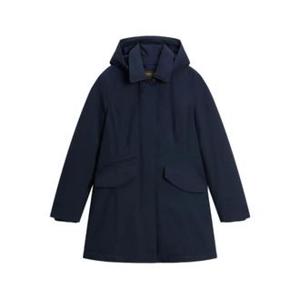 Woolrich Manteau Light Stretch - Femme - Manteaux - Bleu - Taille: 40 FR