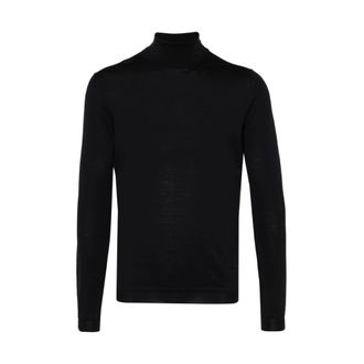 Goes Botanical Feinstrick-Rollkragenpullover - - Knitwear - Herren - Blau - 4XL