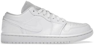 Nike Low-Top Sneaker - Jordan 1 Low Triple White (2022) (Womens) - Gr. 42,5 (EU) - in Wei&szlig; - f&uuml;r Damen