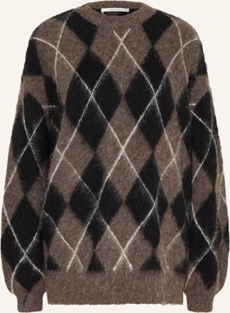 Gestuz Oversized-Pullover Gzsida Mit Alpaka braun