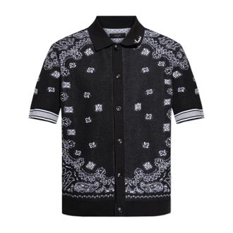 Amiri Baumwollhemd mit Druck - - Shirts - Herren - Schwarzk - S