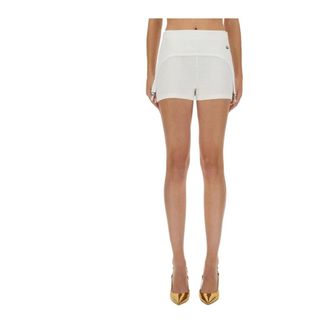 Jean Paul Gaultier Femme, Shorts, Blanc, Taille: 40 FR Mini-Short Garter
