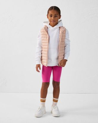 Jott Doudoune sans manches enfant P&ecirc;che clair Zoe - Taille 14/16A