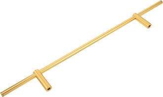 Angoily Weinschrank Gel&auml;nder aus Aluminiumlegierung 50cm Goldfarben Rund Sicherheits Schutzleiste f&uuml;r Wein und B&uuml;cherregale Dekoratives Metallzubeh&ouml;r f&uuml;r Haus