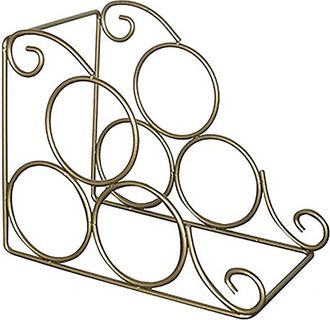 Generic Weinflaschenhalter aus Metall, Weinregal f&uuml;r Die Arbeitsplatte, Robust und Langlebig, Keine Montage Erforderlich, f&uuml;r Hausbar, K&uuml;che, Restaurant, Wohn