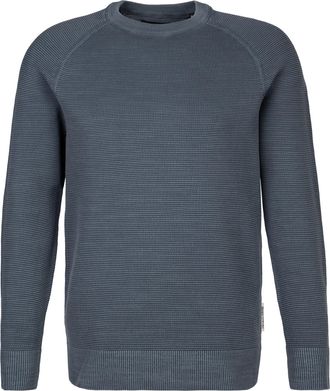 Marc O'Polo Herren Pullover blau unifarben