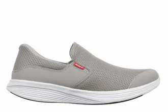 Mbt SF-Modena III Slip On Herrenschuhe. Physiologisches Schuhwerk mit Slip & Fit-Technologie für müheloses Tragen. Atmungsaktives Mesh-Obermaterial und Ku