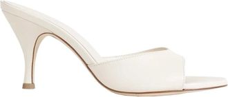 Aeyde Femme, Chaussures, Blanc, Taille: 39 EU Mules &agrave; talons aiguilles Samia