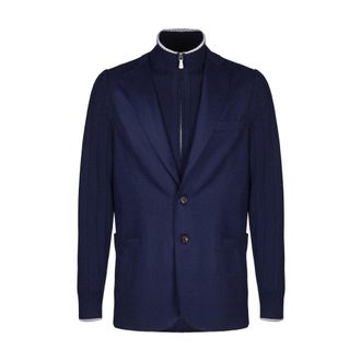 Eleventy Herren, Jacken, Blau, MGr&ouml;&szlig;e